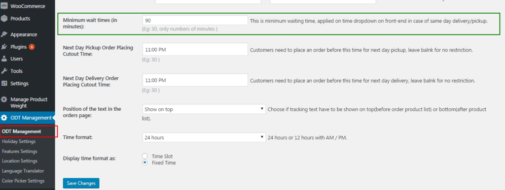 Lead time for same day delivery or pickup settings - ByConsole blog