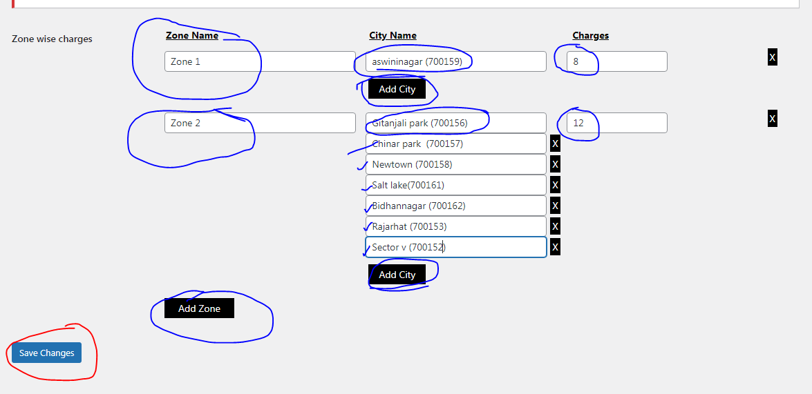 Zone Wise Charges - ByConsole blog
